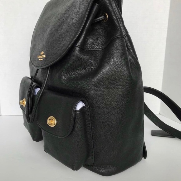 Coach | Bags | Coach Pebble Leather Backpack | Poshmark